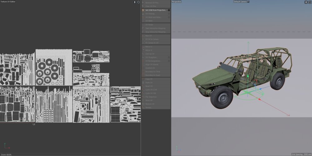 Chevy Colorado ZR2 Military Isv 3D model - Download Military Automobile ...