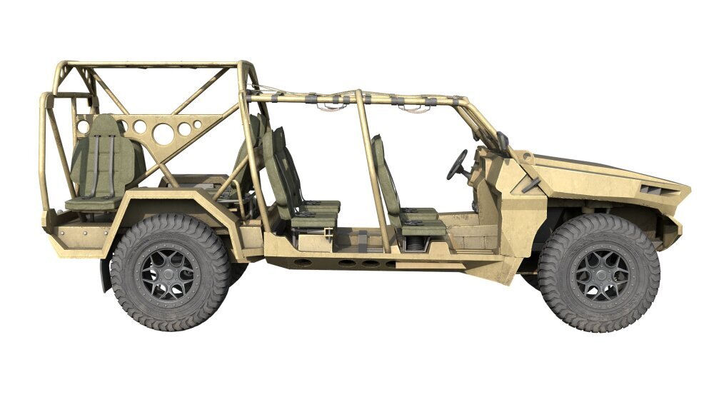 Chevy Colorado ZR2 Chevrolet Military Isv 3D模型 - 下载 军用汽车 on 3DModels.org