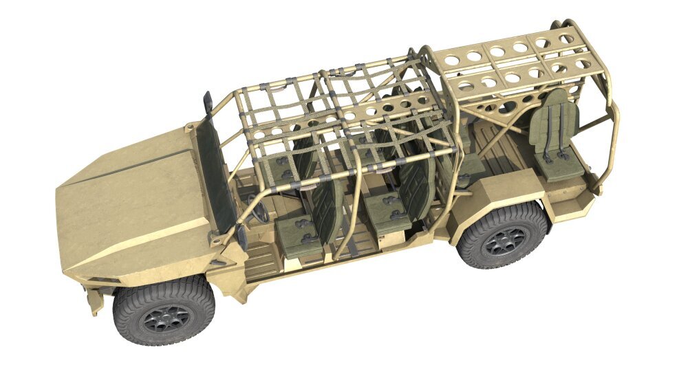 Chevy Colorado ZR2 Chevrolet Military Isv 3D模型 - 下载 军用汽车 on 3DModels.org