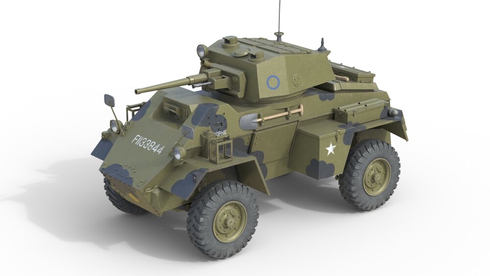 Humber Armoured Car 3D model - Download Fighting Vehicle on 3DModels.org
