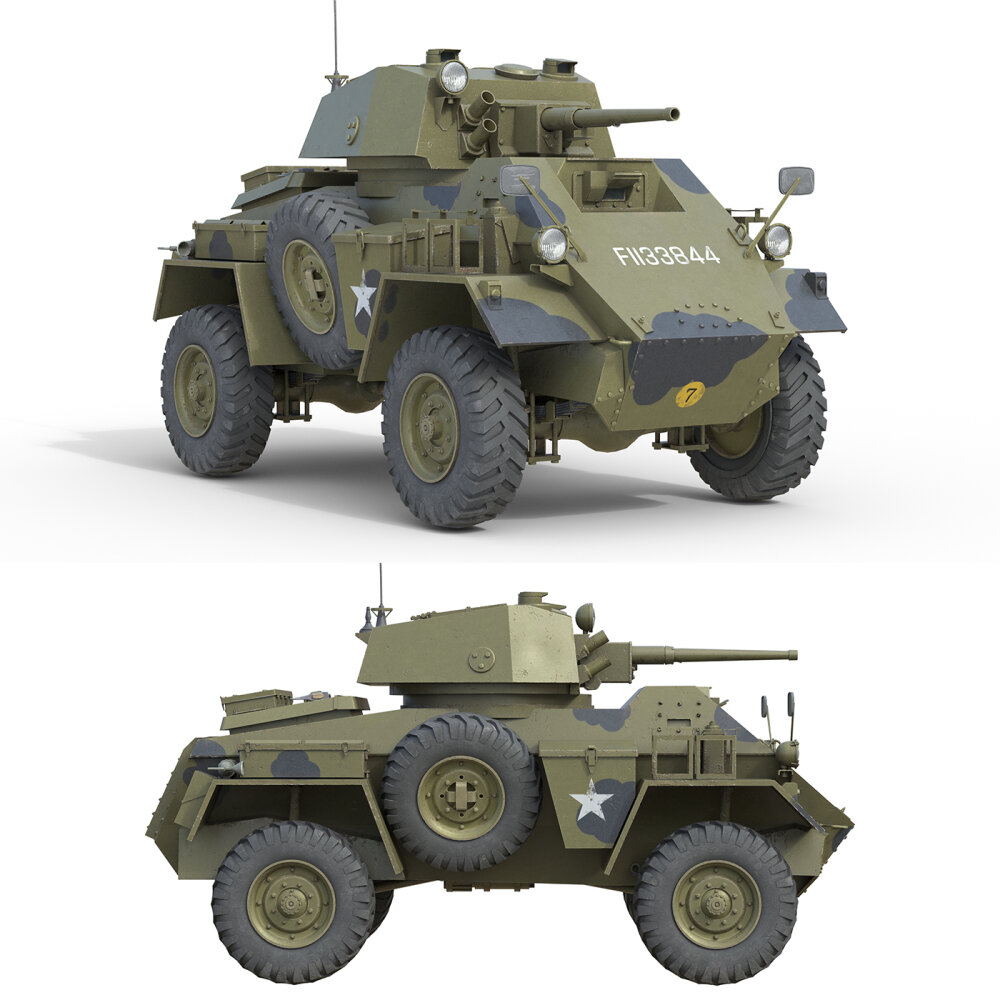 Humber Armoured Car 3D model - Download Fighting Vehicle on 3DModels.org