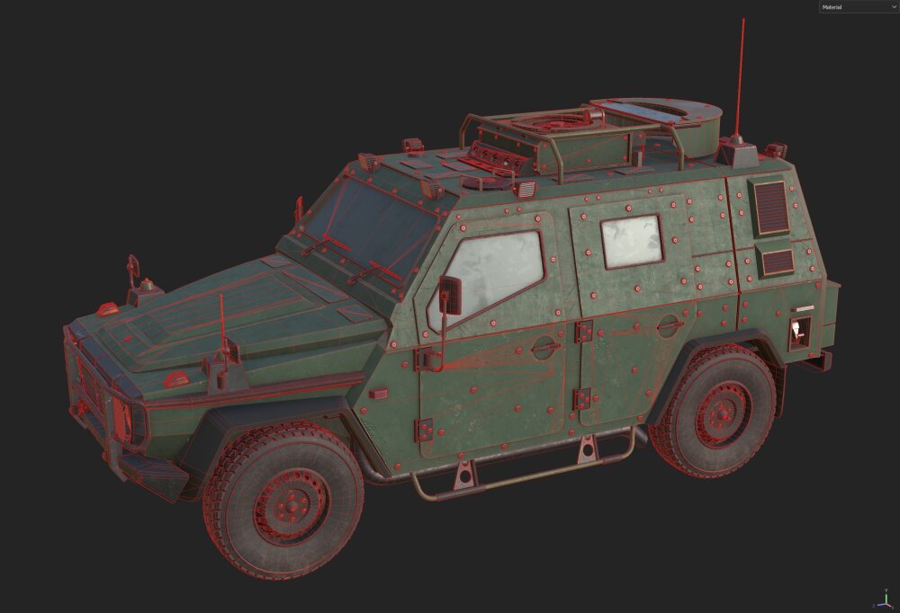 Lapv Enok Light Armored Patrol Vehicle 3D model - Download Military ...