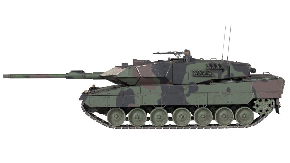 Leopard 2A6 Battle Tank 3D model - Download Tank on 3DModels.org