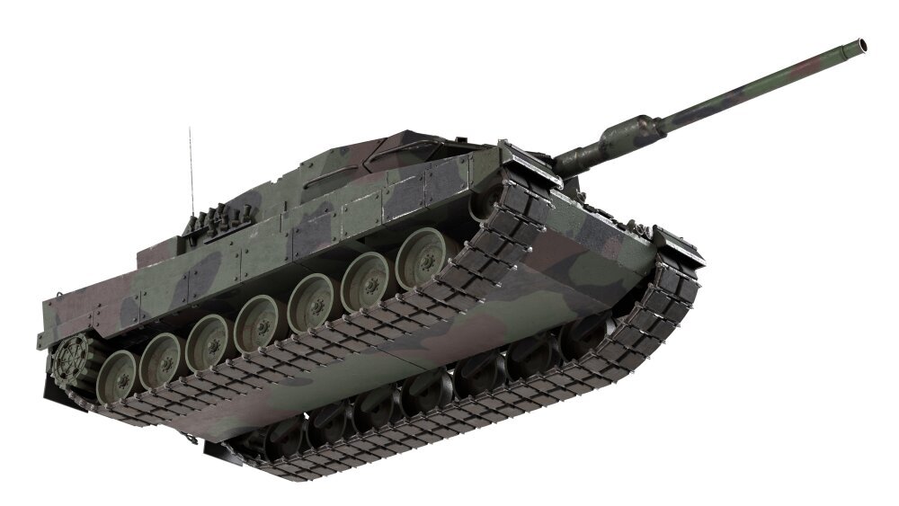 Leopard 2A6 Battle Tank 3D model - Download Tank on 3DModels.org