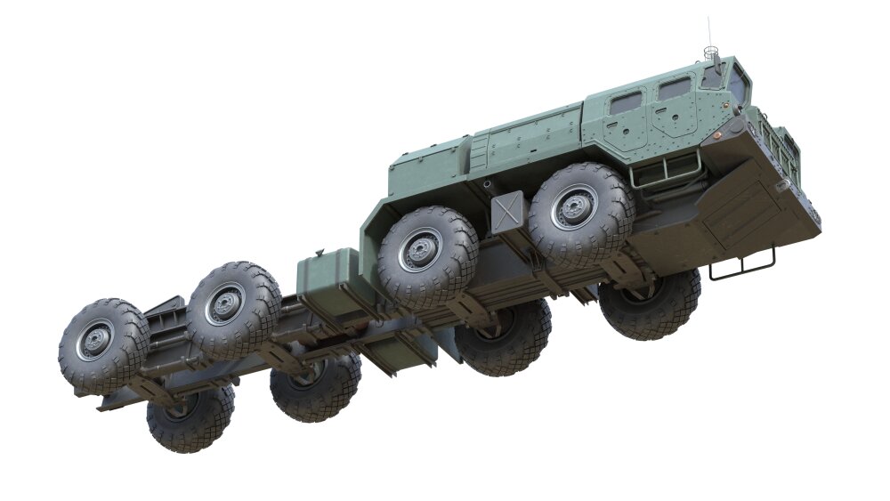 Maz 74106 Semi Trailer 3D model - Download Truck on 3DModels.org
