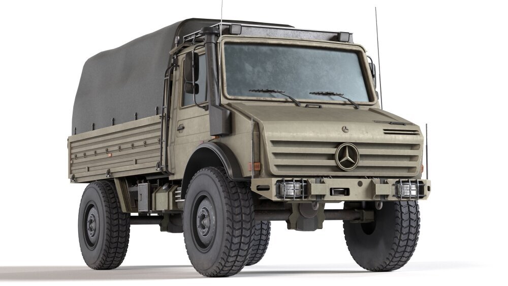 Mercedes Benz Unimog U3000 Truck 3D model - Download Truck on 3DModels.org