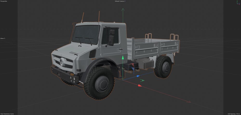 Mercedes Unimog U4023 3D model - Download Truck on 3DModels.org