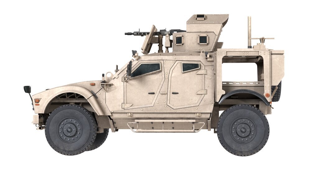 Oshkosh M Atv Ambush Protected Vehicle 3D model - Download Fighting ...