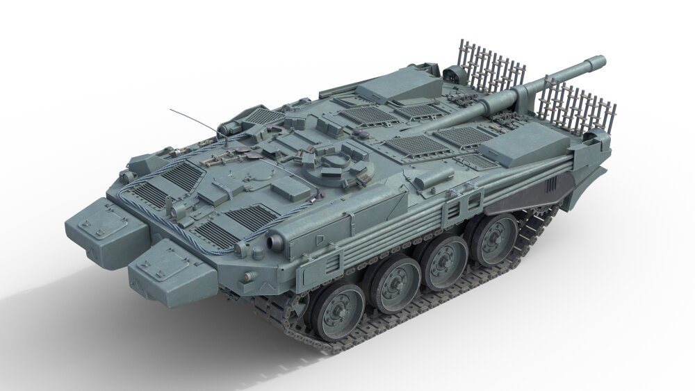Stridsvagn 103 Char de Combat Suédois Modèle 3D - Télécharger Char d ...
