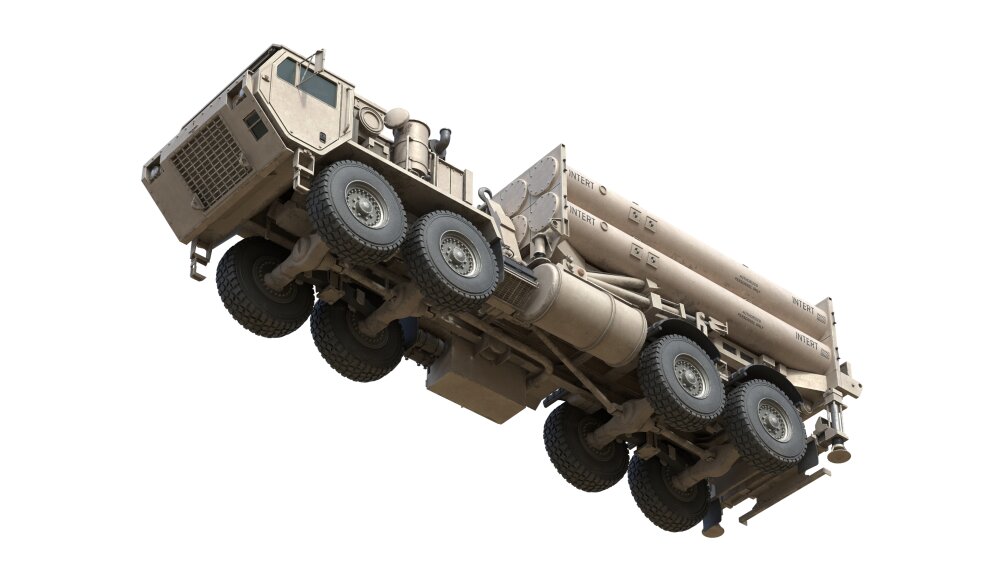 Terminal High Altitude Area Defense Thaad 3D model - Download Artillery ...