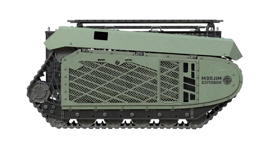 忒弥斯军用货物与伤员运输机器人 3D模型 - 下载 军用汽车 开启 3DModels.org