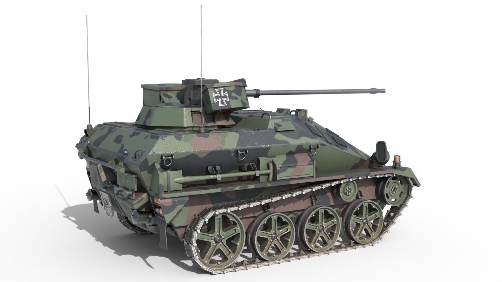 Wiesel Armored Weapons Carrier 3D model - Download Fighting Vehicle on ...