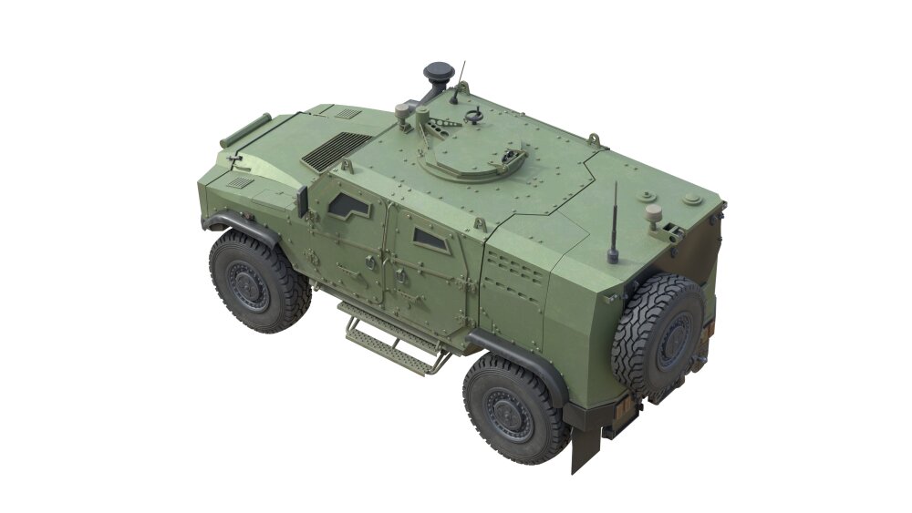 Atv Zetor Gerlach Armored Tactical Vehicle 3D model - Download Fighting ...