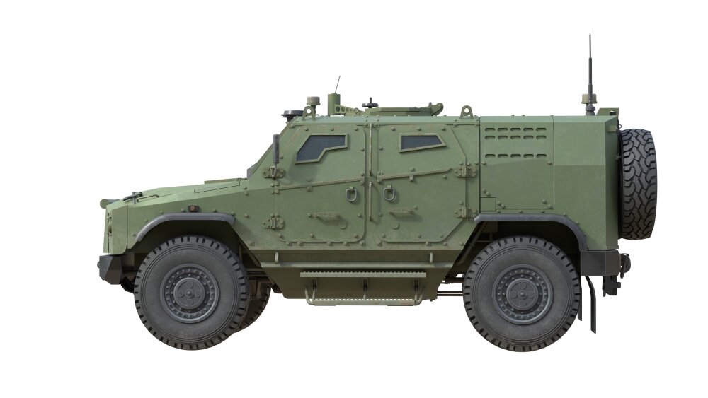 Atv Zetor Gerlach Armored Tactical Vehicle 3D model - Download Fighting ...