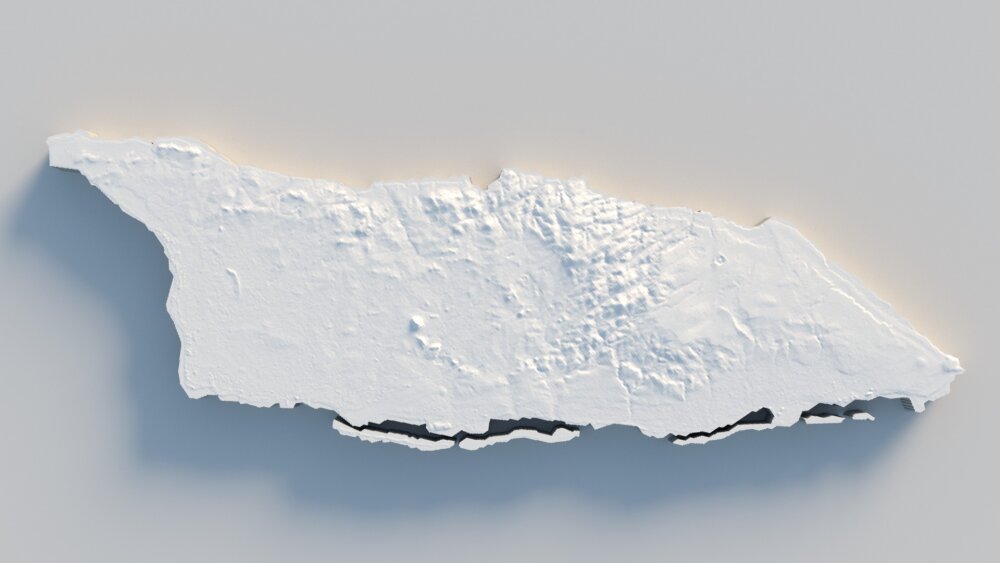 Aruba Terrain Map 3D model - Download Landscapes on 3DModels.org