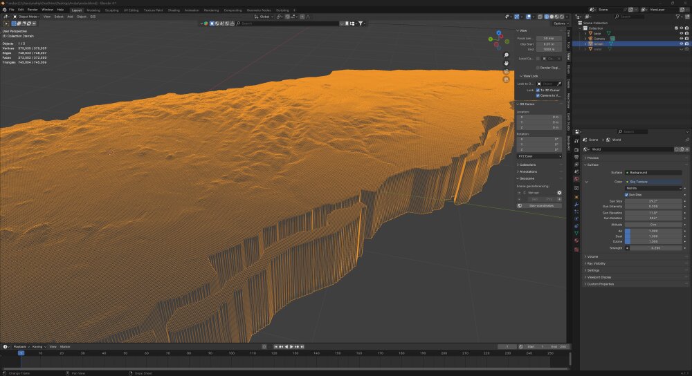 Aruba Terrain Map 3D model - Download Landscapes on 3DModels.org