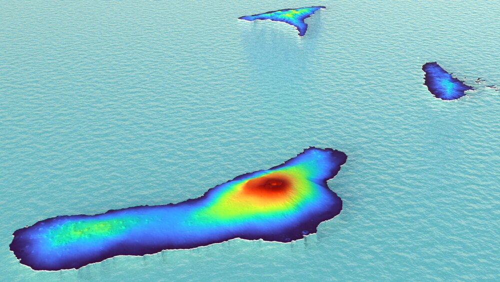 Comoros Komori Comores Terrain Map 3D model - Download Landscapes on ...