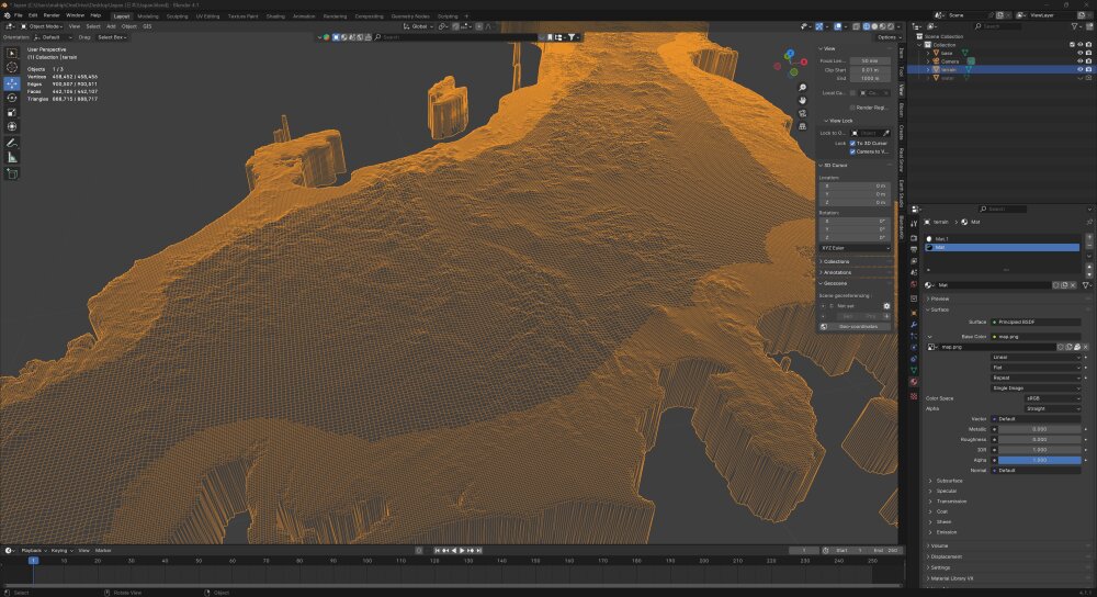 Japan Terrain Map 3D model - Download Landscapes on 3DModels.org
