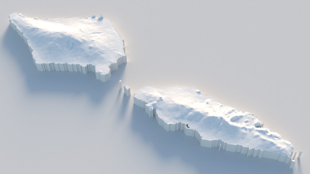 Samoa Terrain Map 3D model - Download Landscapes on 3DModels.org