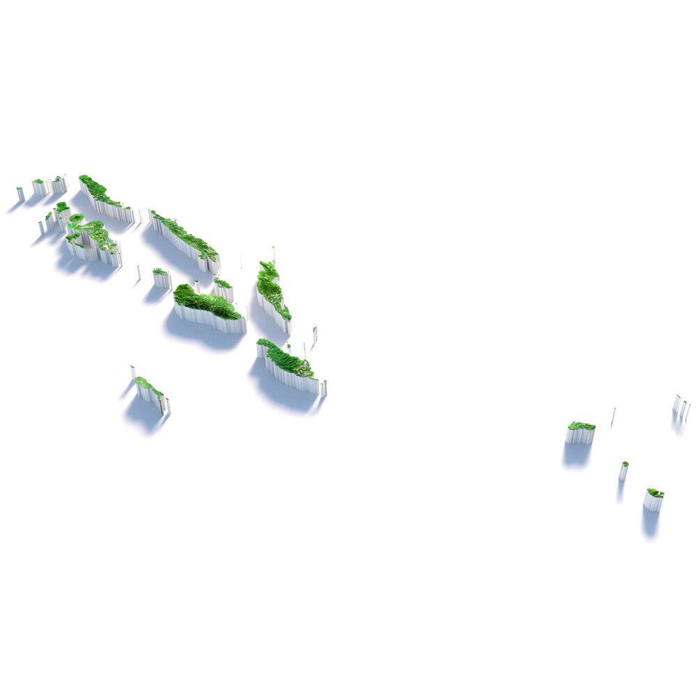 Solomon Islands Terrain Map 3D model - Download Landscapes on 3DModels.org