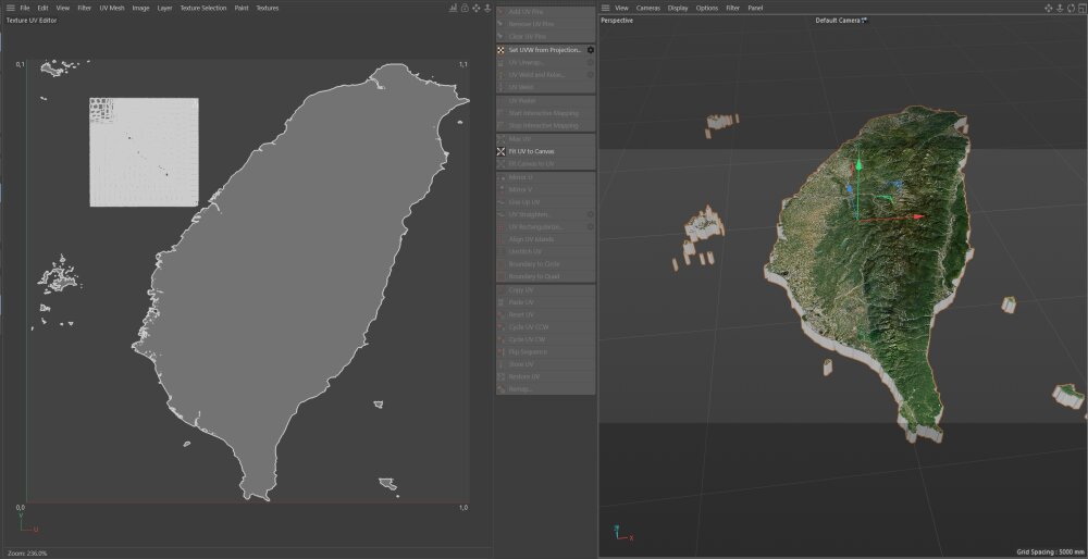 台湾地形图 3D模型 - 下载 景观 开启 3DModels.org