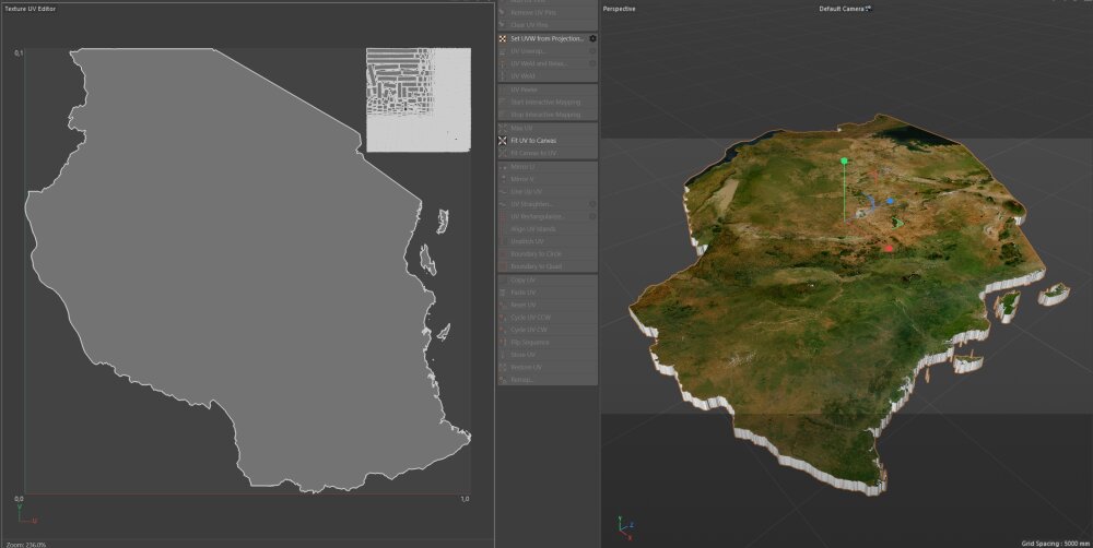 Mapa de Terreno de Tanzania Modelo 3D - Descargar Paisajes on 3DModels.org