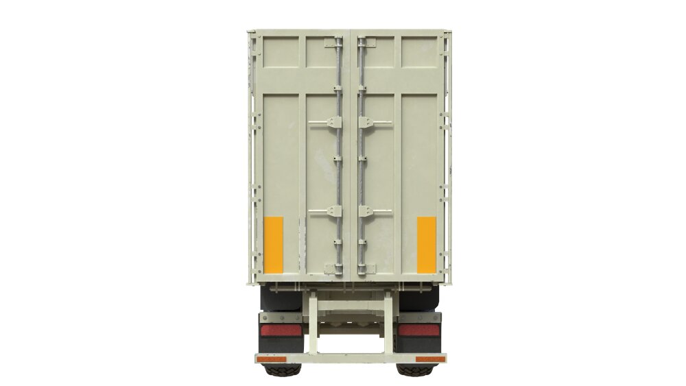 Cmc Harvester Trailer 3D model - Download Trailer on 3DModels.org