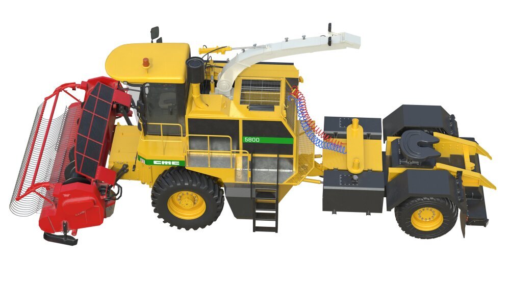 Cmc Saturn 5800 Forage Harvester 3D model - Download Tractor on ...
