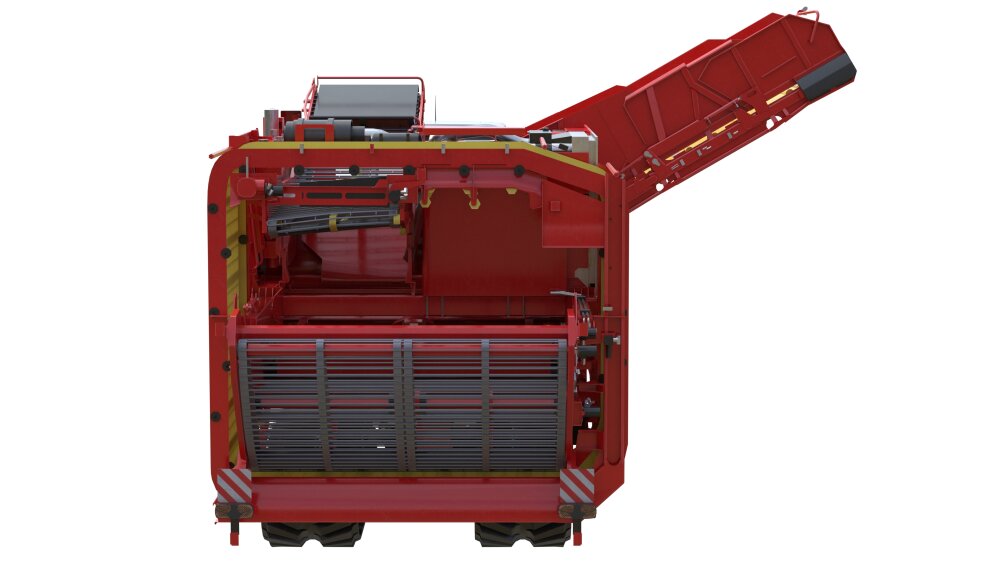 Harvester Grimme Varitron 470 3D model - Download Tractor on 3DModels.org