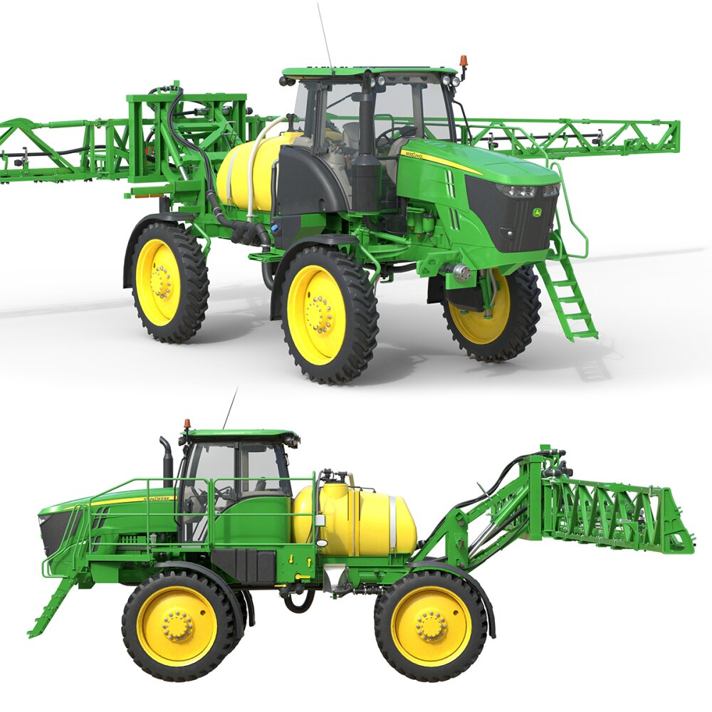 John Deere R40 Self-propelled Sprayer 3D model - Download Tractor on ...