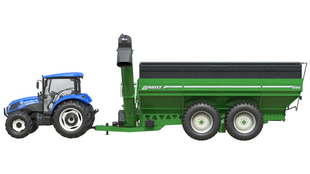 Tractor New Holland Workmaster con Carro Brent Modelo 3D - Descargar ...