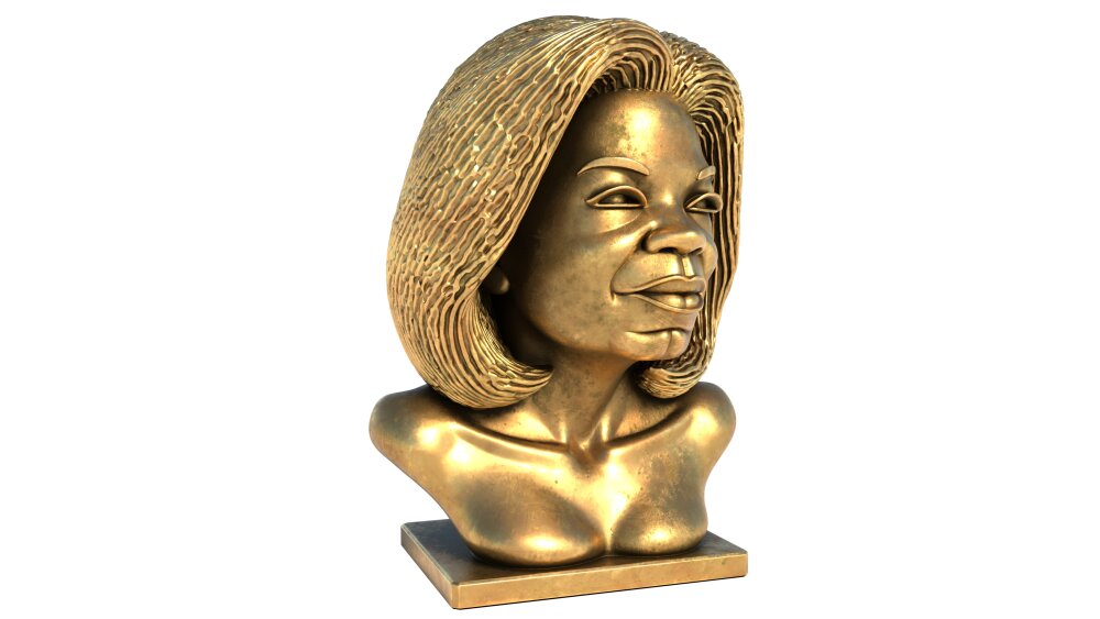 Oprah Winfrey Statue 3D model - Download Sculptures on 3DModels.org
