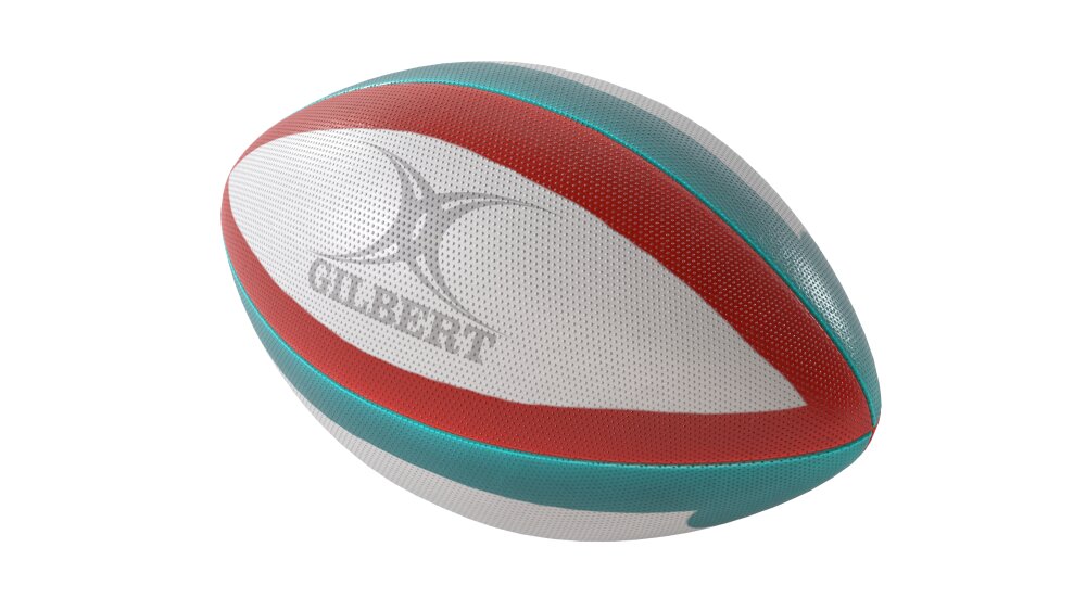 Model 3D Bola Rugby Gilbert - Download Peralatan Sukan hidup 3DModels.org