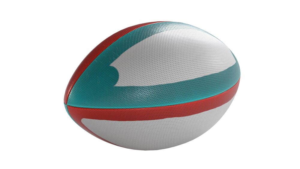 Rugby Pallo Gilbert 3D-malli - Lataa Urheiluvälineet päällä 3DModels.org