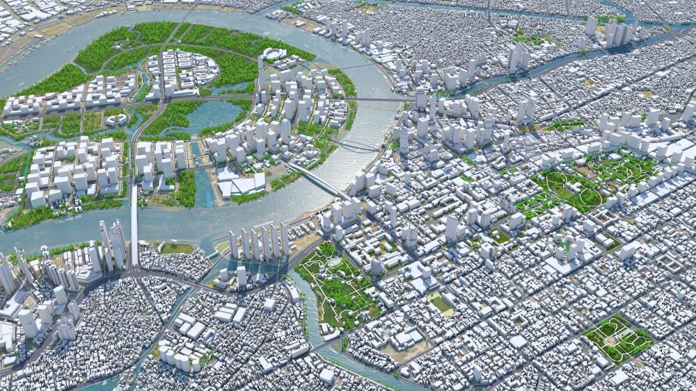 Ho Chi Minh City Vietnam 3D model - Download City on 3DModels.org