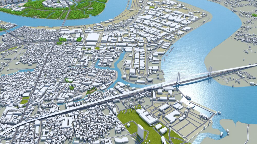 Ho Chi Minh City Vietnam 3D model - Download City on 3DModels.org