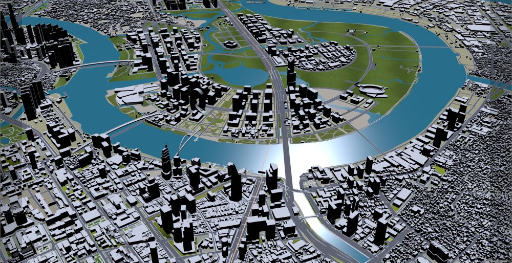 Ho Chi Minh City Vietnam 3D model - Download City on 3DModels.org