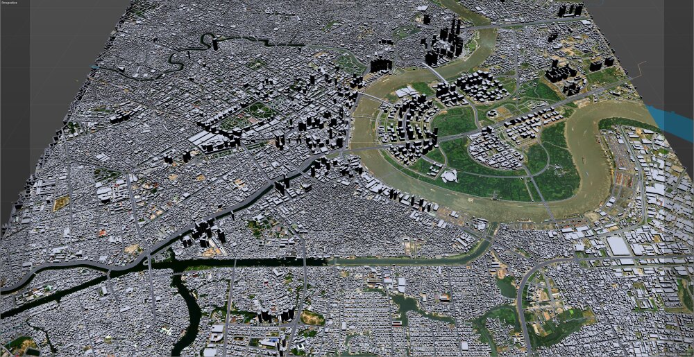 Ho Chi Minh Downtown Vietnam 3D model - Download City on 3DModels.org