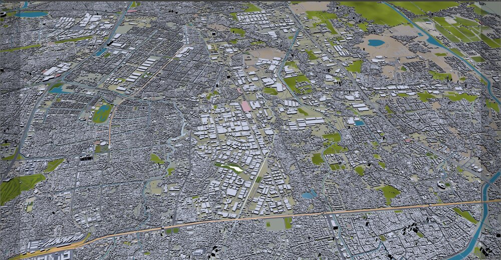 Jakarta City Indonesia 3D model - Download City on 3DModels.org