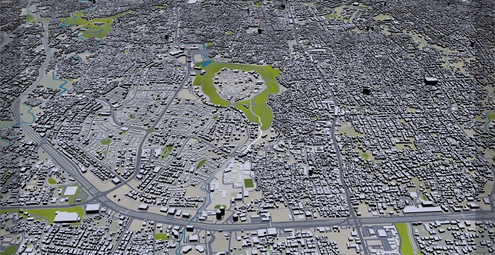 Jakarta City Indonesia 3D model - Download City on 3DModels.org