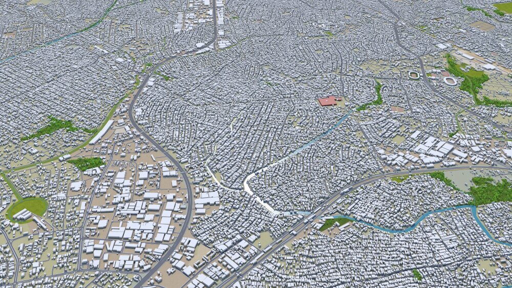 Lagos City Nigeria 3D model - Download City on 3DModels.org