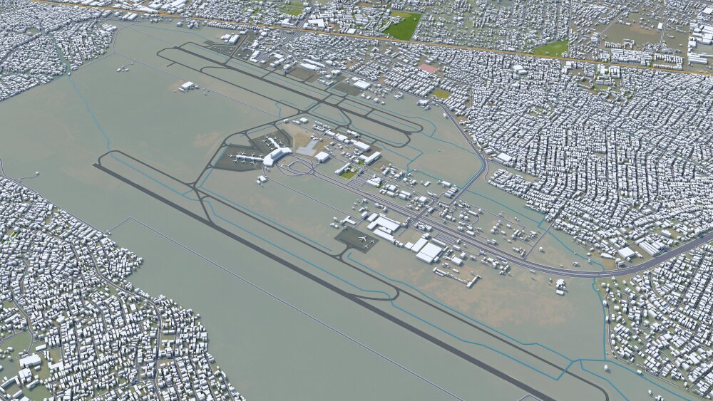 Lagos City Nigeria 3D model - Download City on 3DModels.org