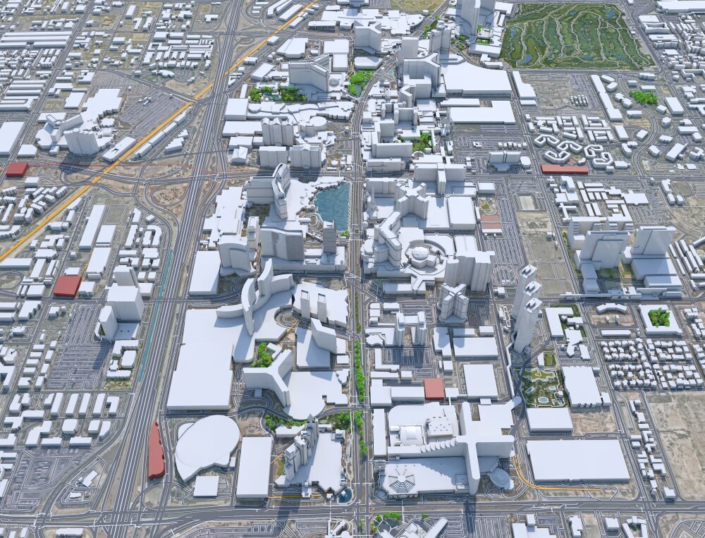 Las Vegas Nevada USA 3D model - Download City on 3DModels.org