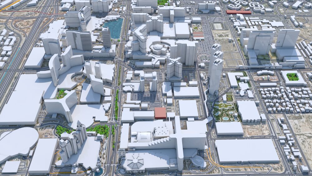 Las Vegas Strip Nevada USA 3D model - Download City on 3DModels.org