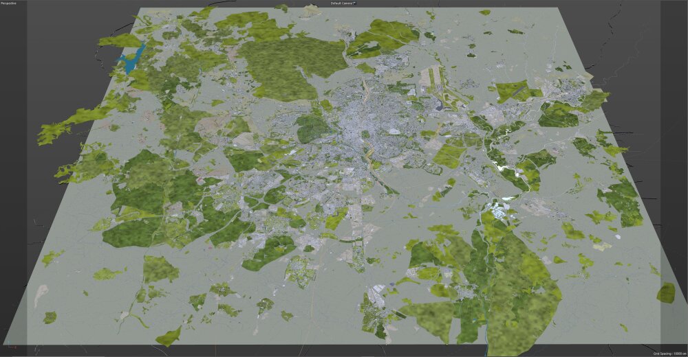 Madurai Tamil Nadu India 25km 3D model - Download City on 3DModels.org