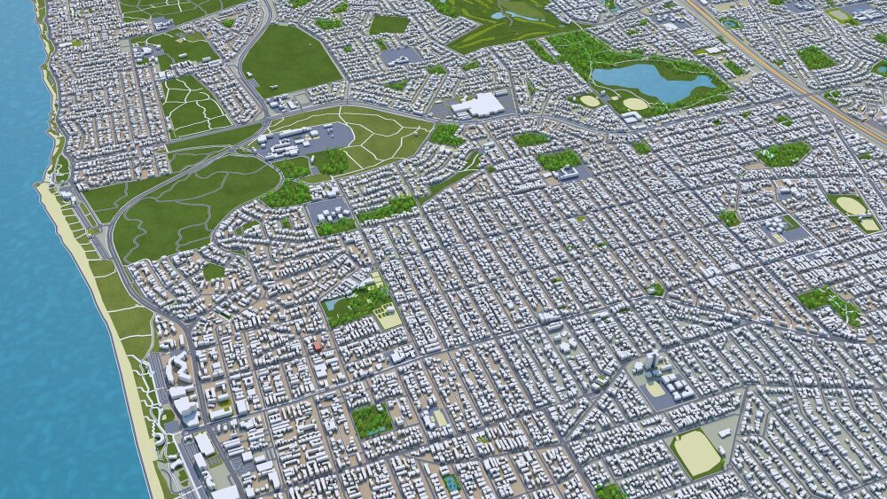 Perth City Australia 3D model - Download City on 3DModels.org