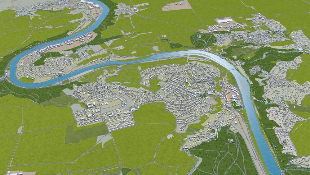 Prague City Czech Republic 3D model - Download City on 3DModels.org