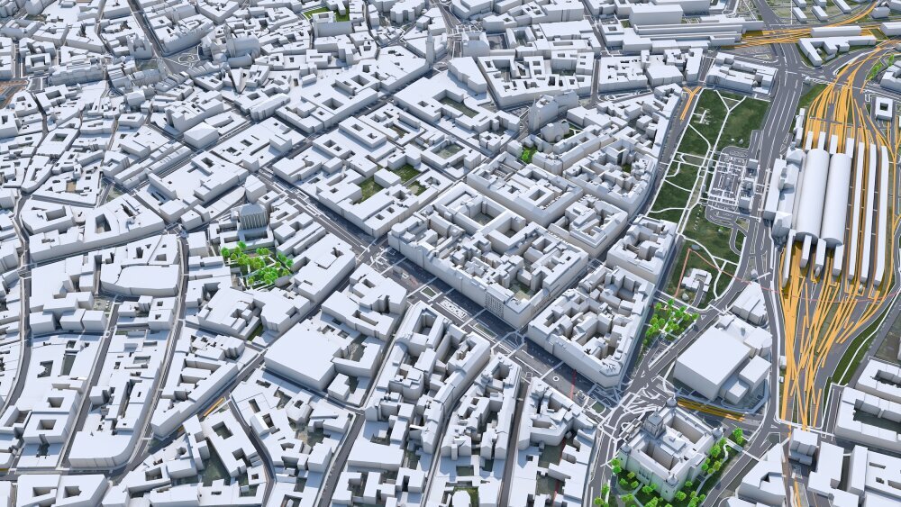 Prague City Czech Republic 3D model - Download City on 3DModels.org