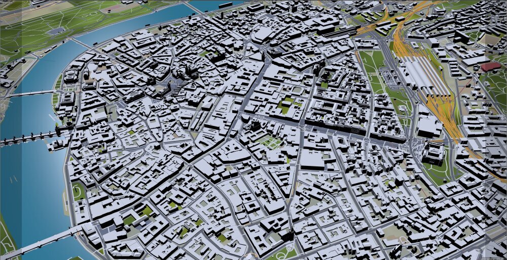 Prague City Czech Republic 3D model - Download City on 3DModels.org