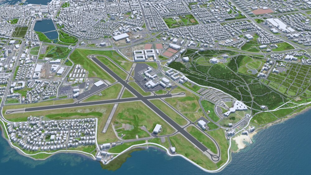 Reykjavik City Iceland 3D model - Download City on 3DModels.org